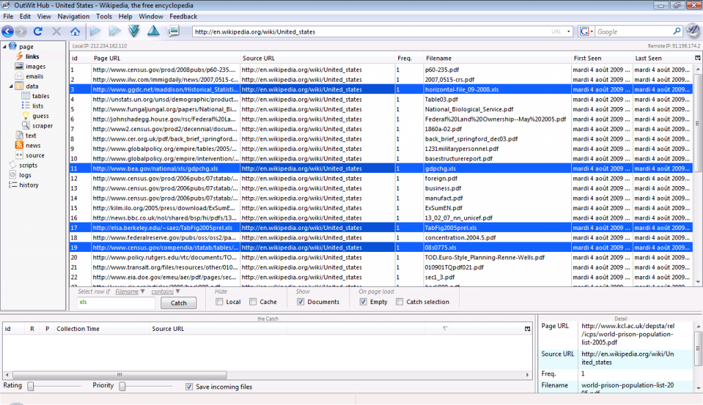 Grab Documents With OutWit Hub | OutWit Technologies Blog